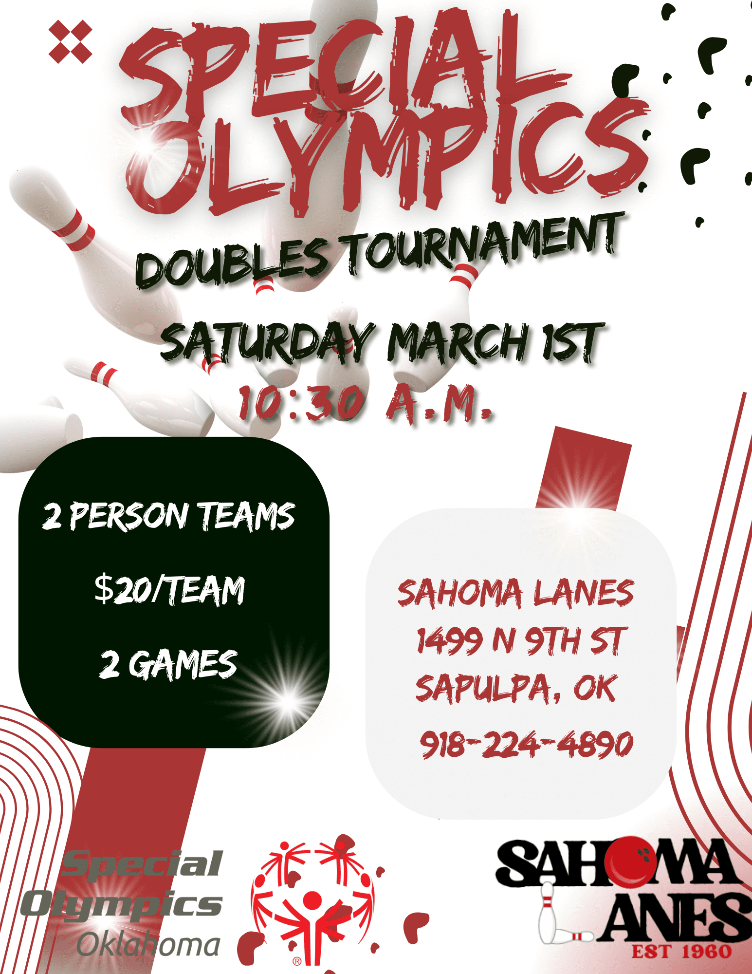Bowling Tournaments | Sahoma Lanes | Sapulpa, OK